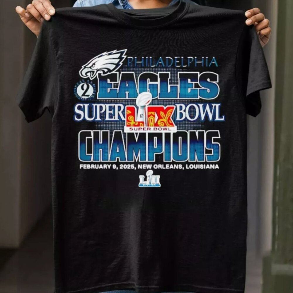 Eagles Super Bowl Lix 2025 Champions - Gem